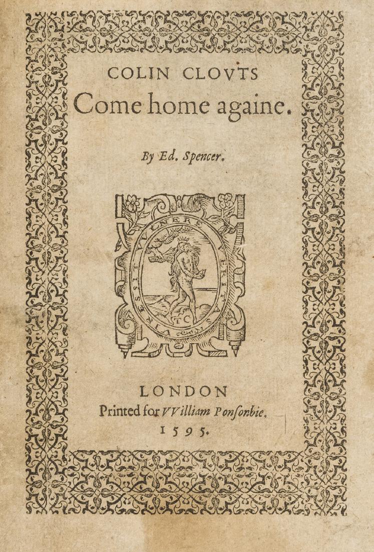 Shakespeare.- Spenser (Edmund) and others. Colin Clouts