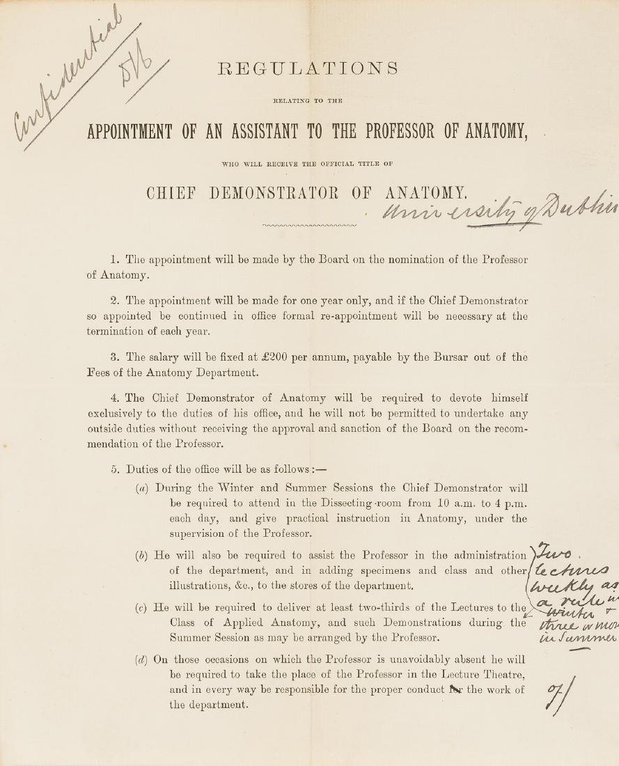 Professor of Anatomy.- Waterston (David, Professor of