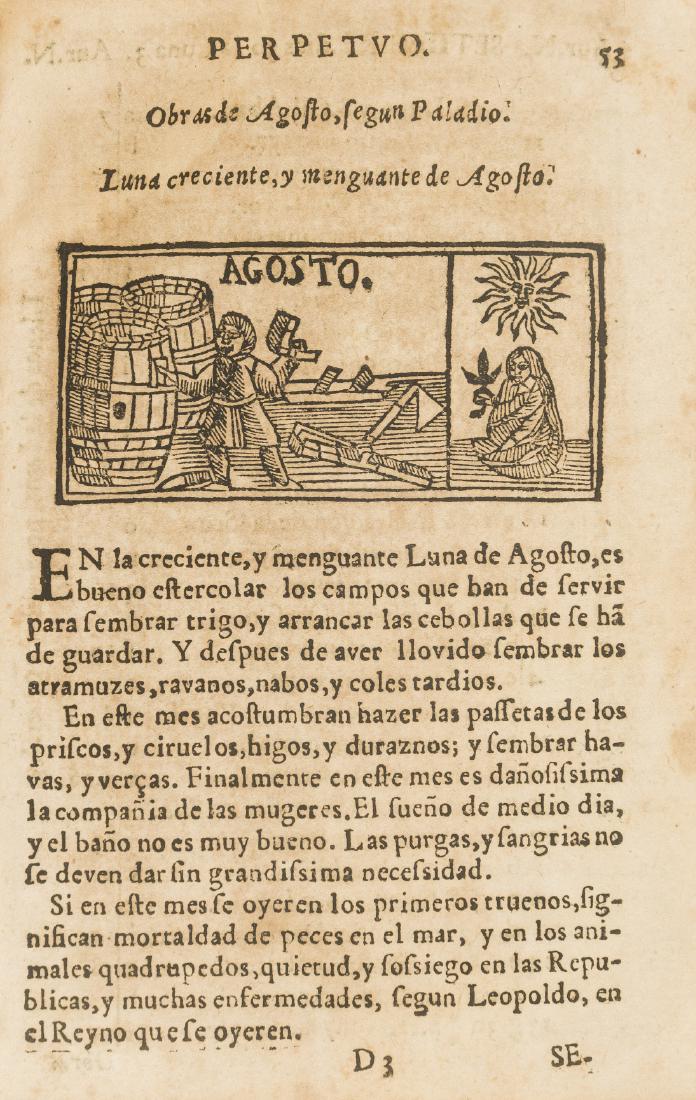 Spanish almanac.- Cortes (Geronimo) El Non Plus Ultra