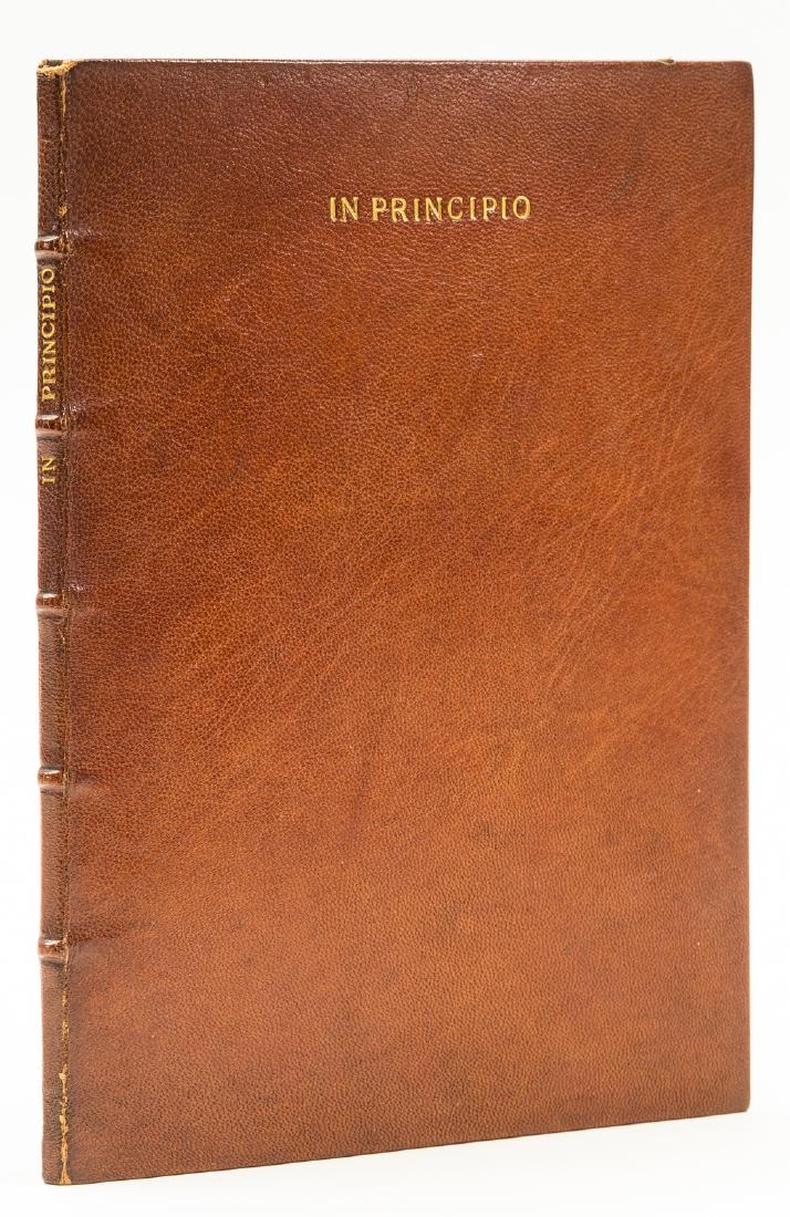 Doves Press.- In Principio, one of 200 copies, original