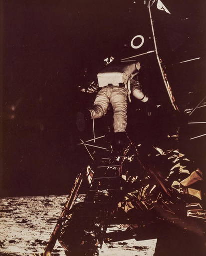 Apollo 11. Armstrong (neil) Buzz Aldrin Leaves The Lm