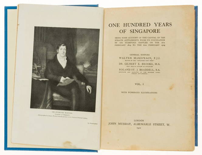 Singapore.- Makepeace (Walter) Gilbert E. Brooke, - Oct 14, 2021 ...