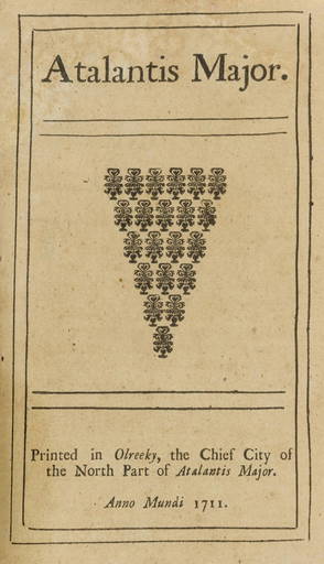 Pamphlets. [defoe (daniel), Attributed To] Atalantis Major, First ...