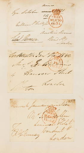 Free Franks. Album Of Free Franks, Letters, Cut Signatures And ...