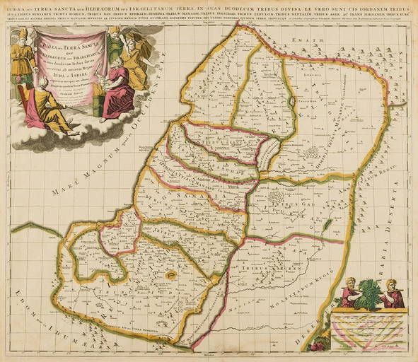 Holy Land. Sanson (guillaume) Iudaea, Seu Terra Sancta Quae Hebraeorum ...