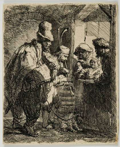 ** Rembrandt Van Rijn (1606 1669) The Strolling Musicians