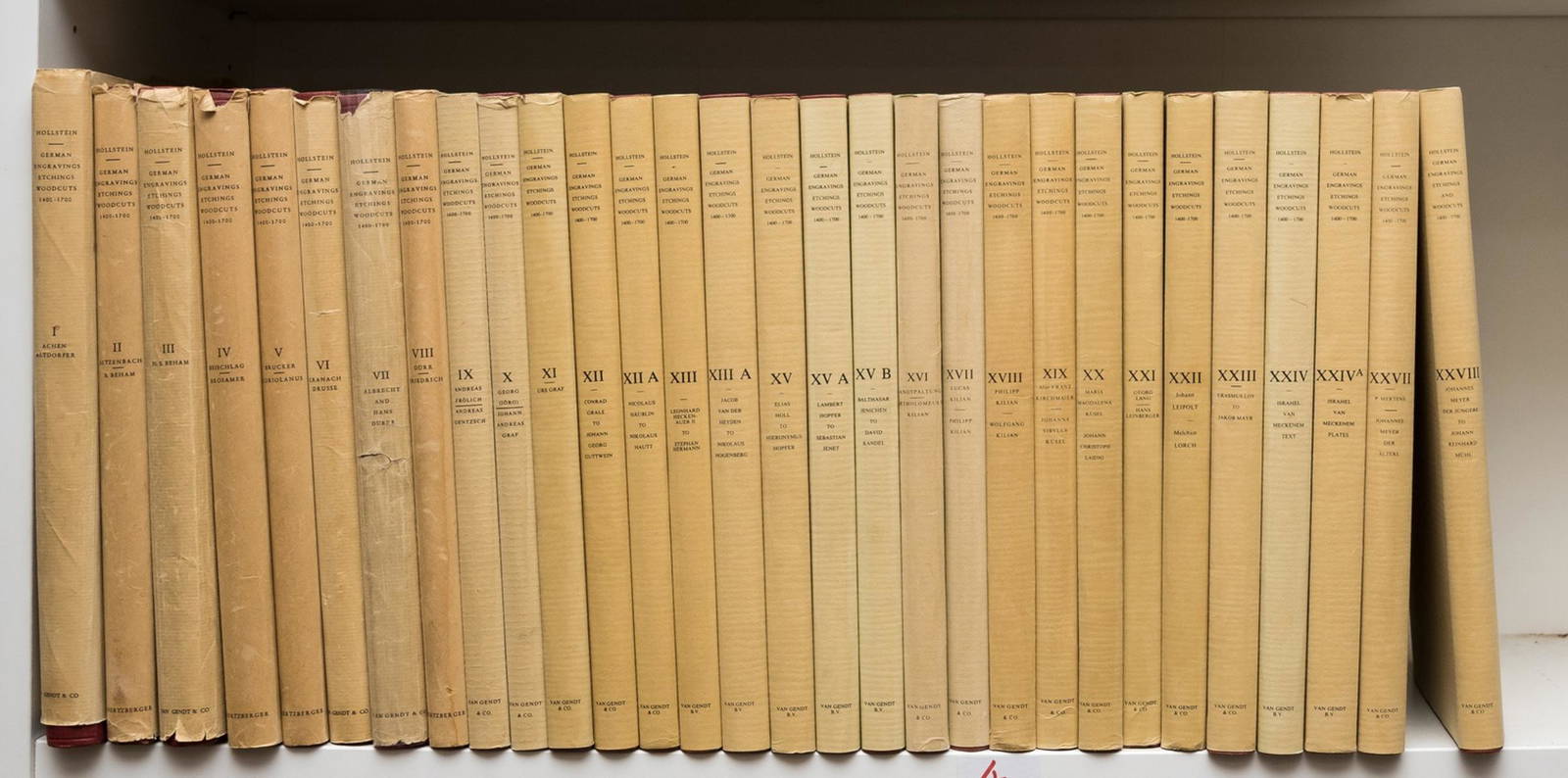 Hollstein (F.W.H.) German Engravings, Etchings and Woodcuts c.1400-1700 ...