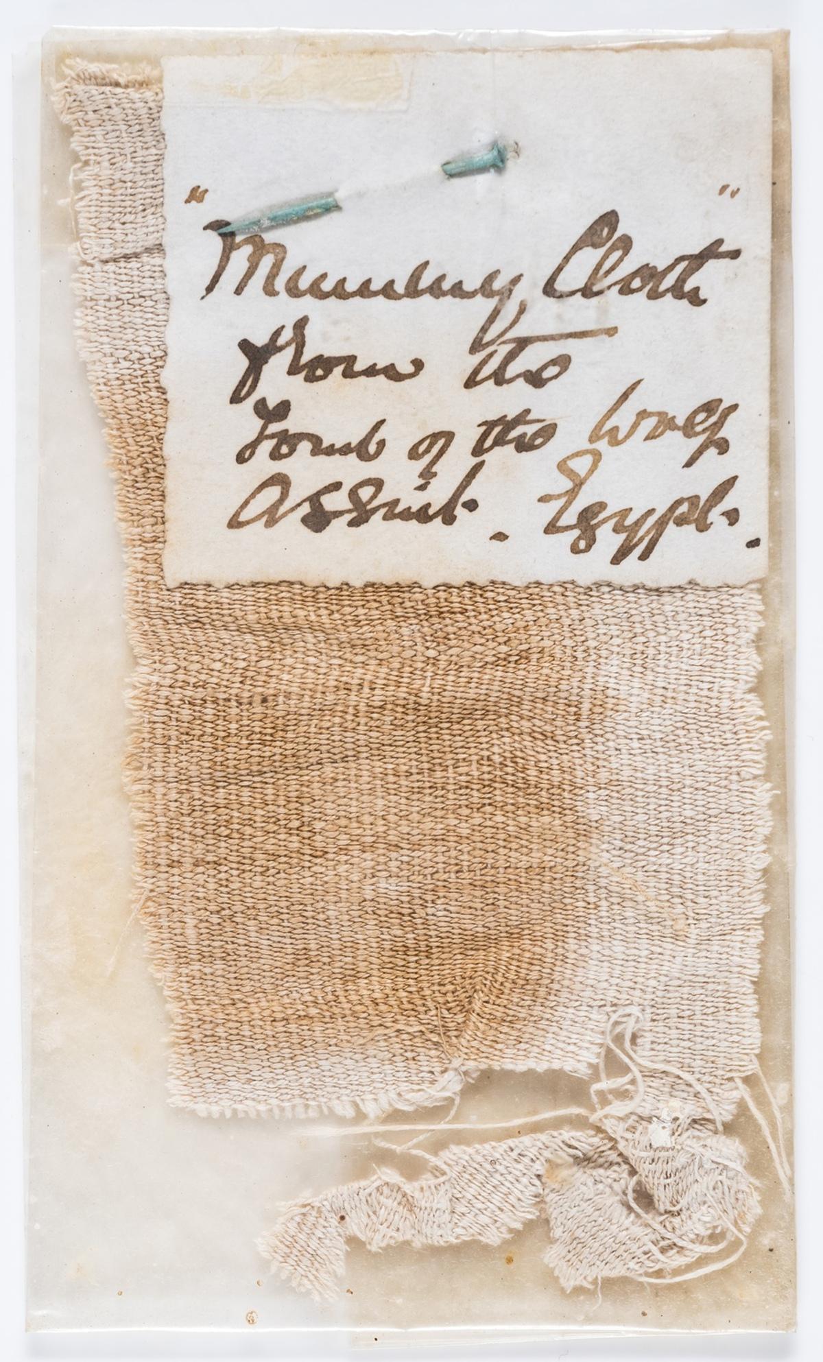 Ancient Egypt, Asyut.- Mummy Cloth From Its Tomb Of The Wolf Assuit ...