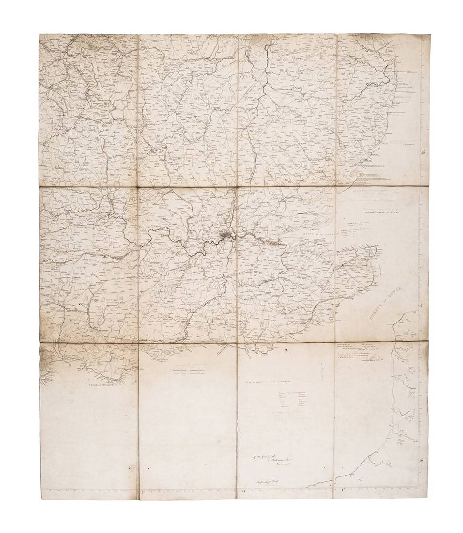 England & Wales.- Greenough (george Bellas) [a Physical And Geological ...