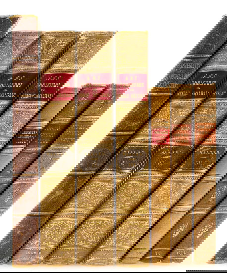 Martyn (thomas) The English Connoisseur, 2 Vol., Modern Half Calf ...