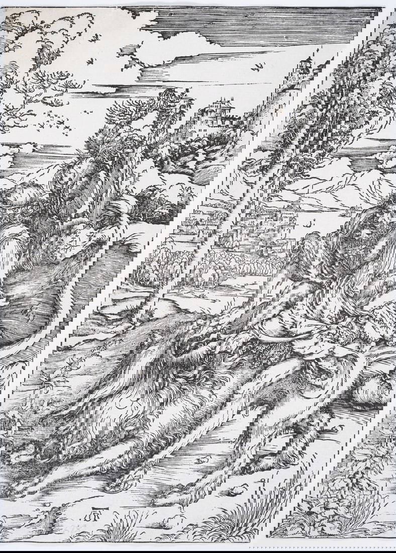 Albrecht Dürer (1471-1528) Samson Rending The Lion Auction