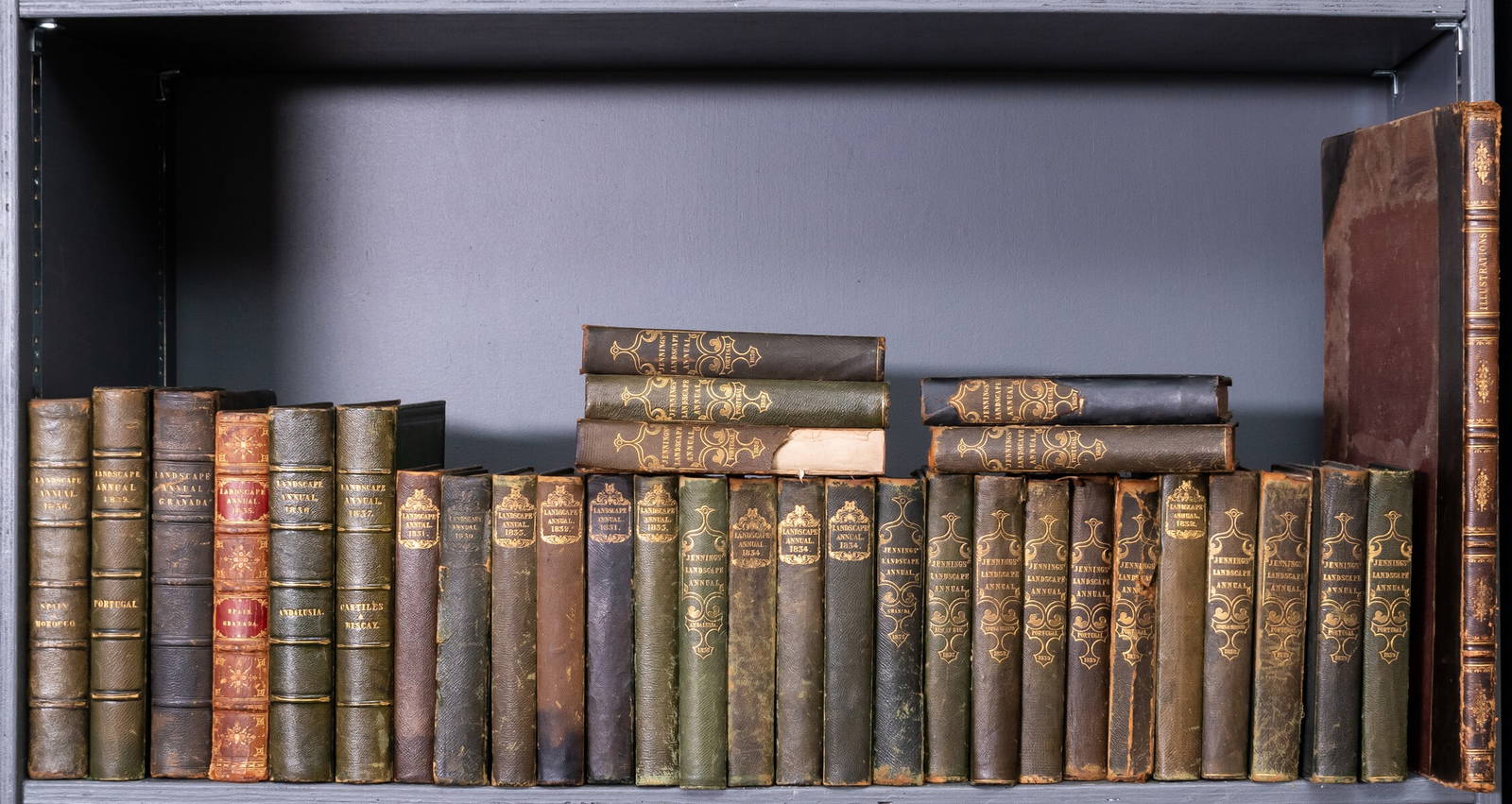 Spain.- Portugal.- Roscoe (thomas) & W. H. Harrison. The Tourist In Spain, 5 Vol., Large Paper ...