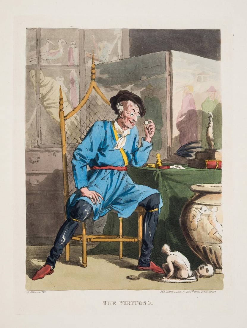 Atkinson (a.) A Set Of Four. Poet, Miser, Virtuoso, Hypochondriac, G.s ...