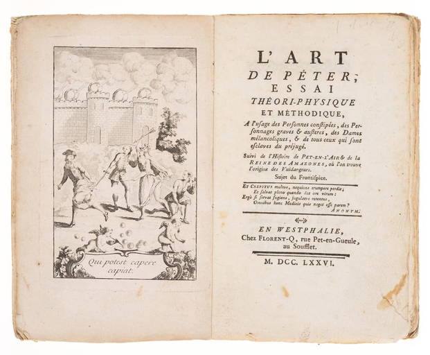 Farting. [hurtaut (pierre Thomas Nicolas) & P. J. Le Corvaisier.] L'art ...