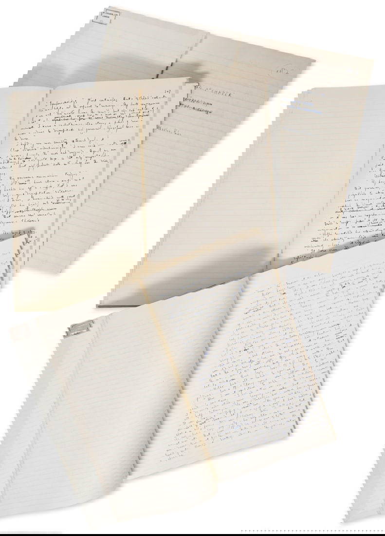 [lewis (cecil Day)], "nicholas Blake". Autograph Manuscript Of 'end Of ...