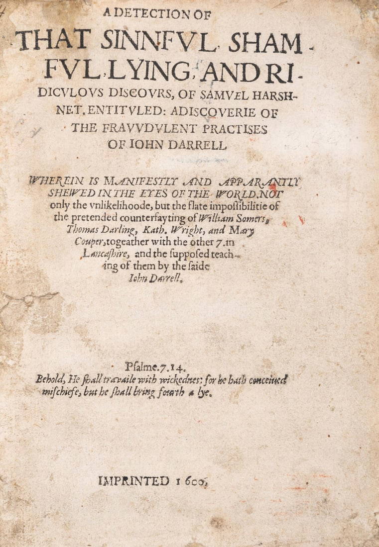 Witchcraft And Demonology.- Exorcist.- Darrell (john) A Detection Of ...