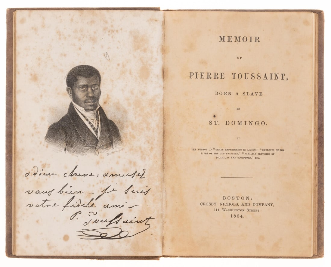 Slavery.- Memoir Of Pierre Toussaint, Born A Slave In St. Domingo ...