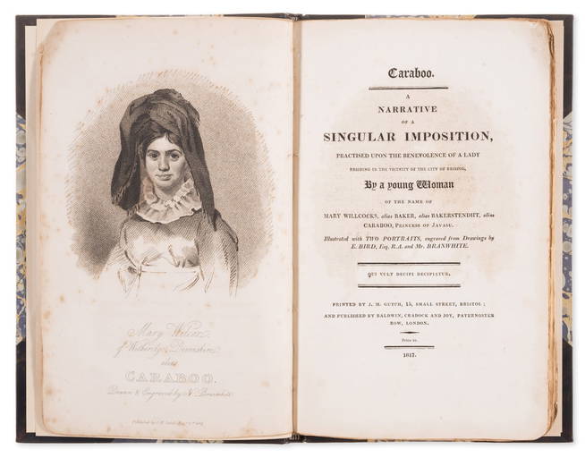 Famous Hoax. Caraboo: A Narrative Of A Singular Imposition, Practised ...