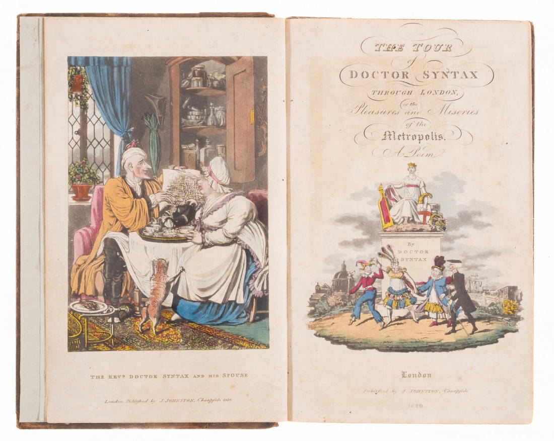 Rowlandson (thomas).- [combe (william)] The Tour Of Doctor Syntax ...