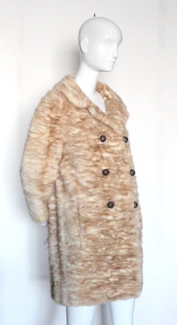Revillon Paris New York Mink Fur Coat, Ca. 1960's