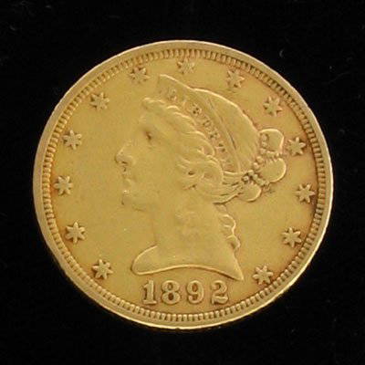 1892 $5 Us Gold Coin Investment Potential