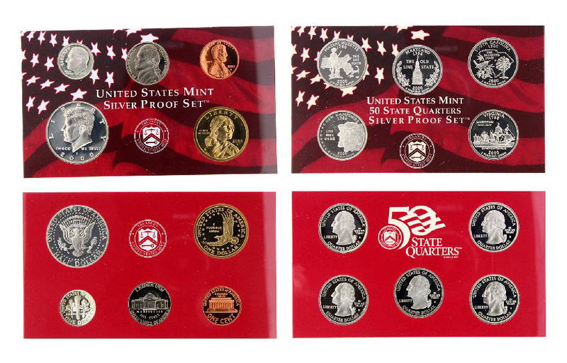 Rare 2000 Us Mint Silver Proof Set Great Investment