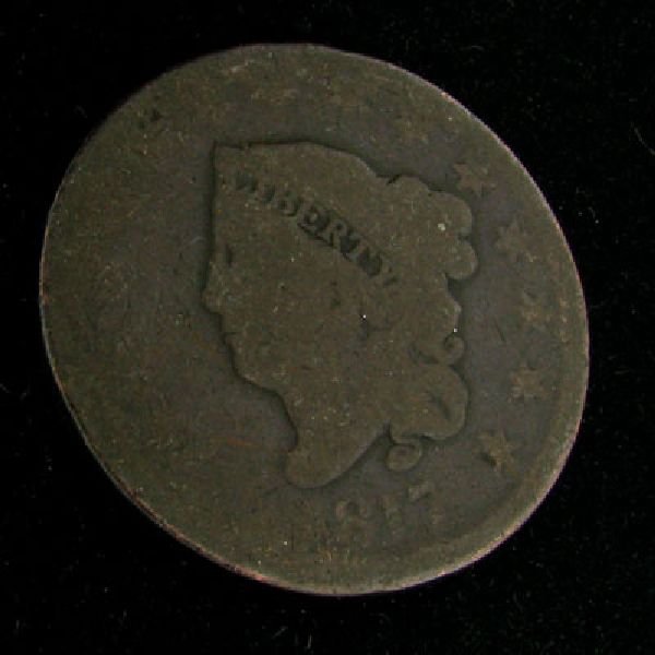 1817 Liberty Head Type One Cent Coin - Investment