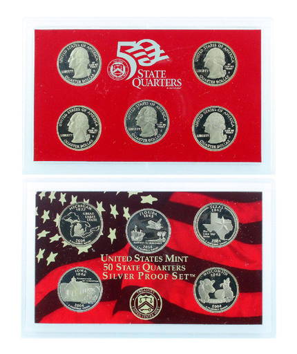 Rare 2004 Us Mint Silver Proof Set Great Investment