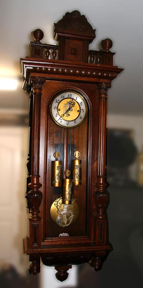 Antique 3 Weight Wall Clock- Very Ornate-Restored - Jan 01, 2010 ...