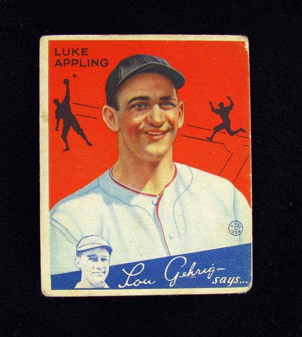 Luke Appling No.27 Goudey BP $70-$350 Baseball Card