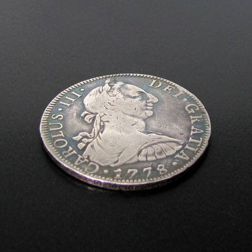 1778 Eight Reales First Silver Dollar Coin Investment