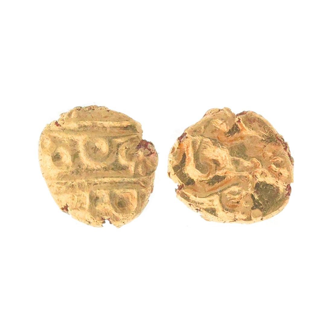 Extremely Rare (1795-1850) India Fanam Cochin Gold Coin - Great ...