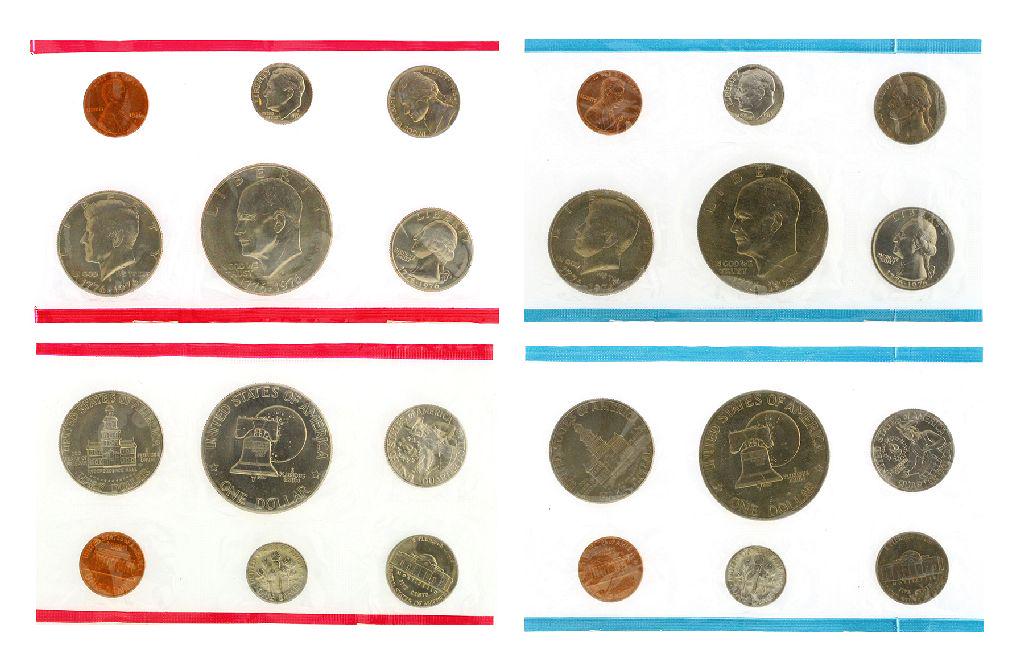 Rare Us 1976 Uncirculated Mint Coins Set Great Investment