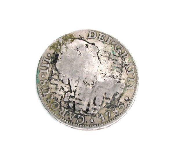 1785 Eight Reales First Silver Dollar Coin - Investment
