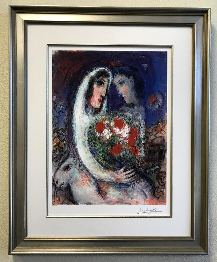 Interpretation Of Works By Marc Chagall, Limited Edition "marriage ...