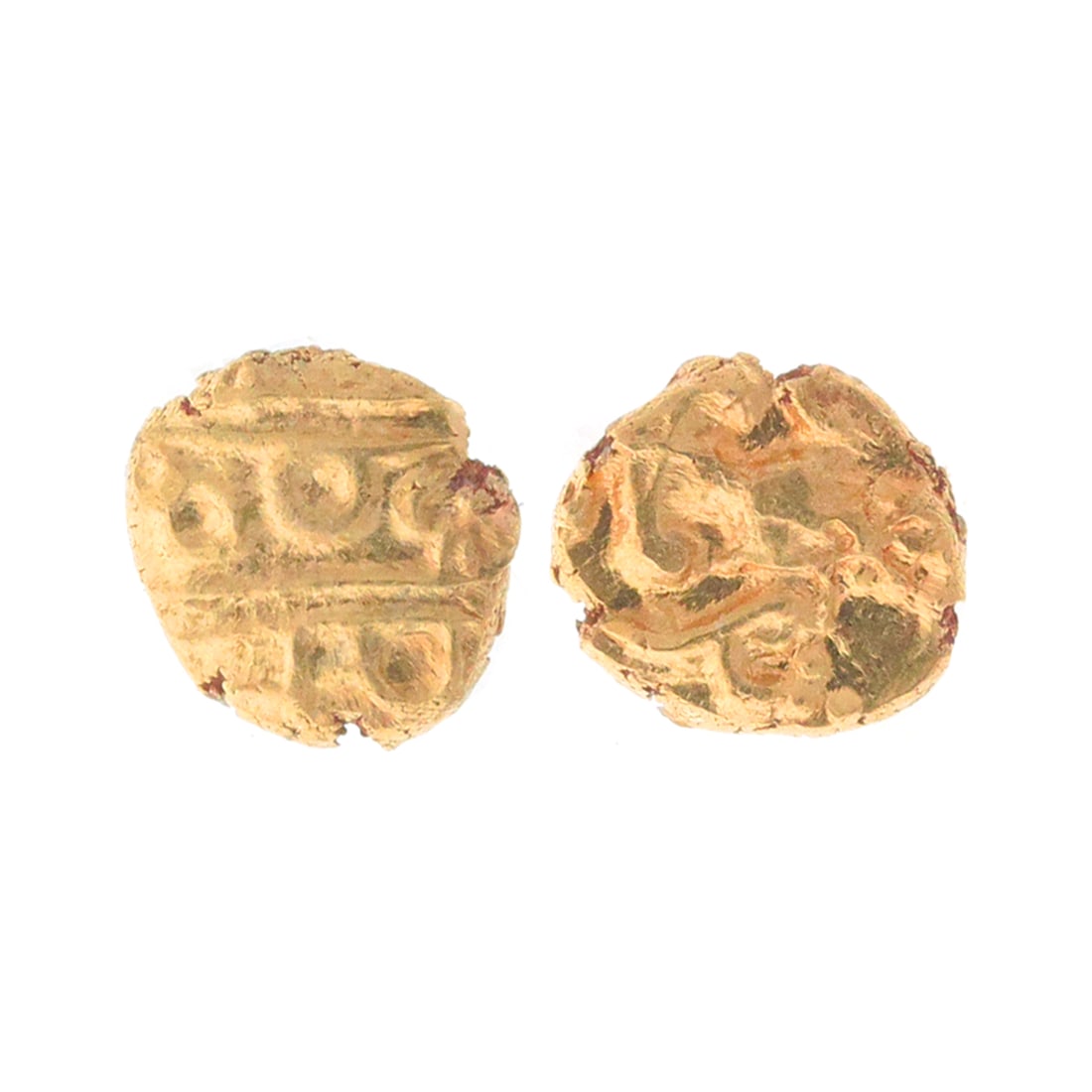 1795-1850 India Fanam 0.585 Purity Gold Coin Auction
