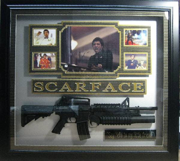 Al Pacino - Scarface Shadowbox - Authentic Signature