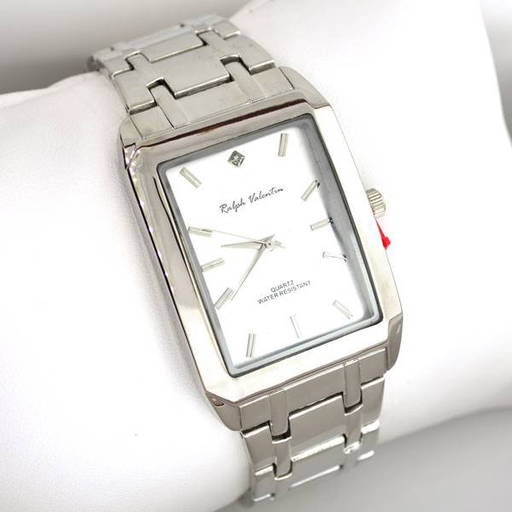 Ralph Valentin Men's Stainless Steel Silver Watch