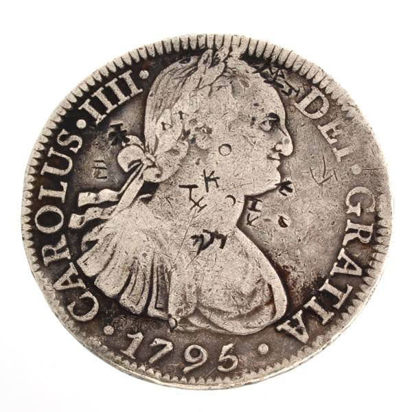 1795 Eight Reales American First Silver Dollar Coin - Apr 17, 2013 ...