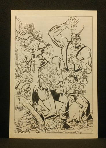 Richard Grass Green Avengers Specialty Original Art