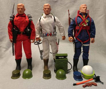 1994 Gi Joe Club 30th Anniversary Figure On Wooden Stand Plus Extras