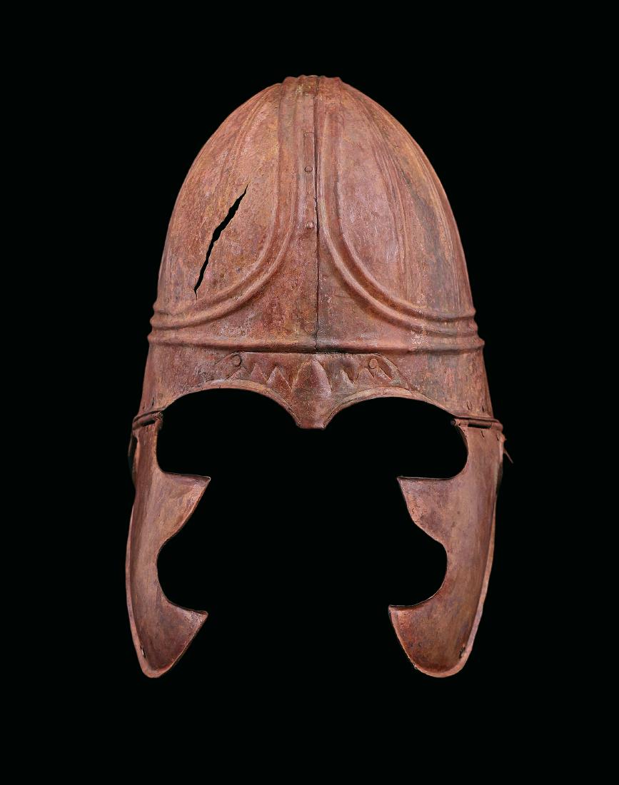 SARMATIAN BRONZE HELMET OF CHALCIDIAN TYPE