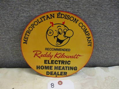 Reddy Kilowatt Sign.