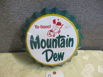 Vintage Mountain Dew Bottle