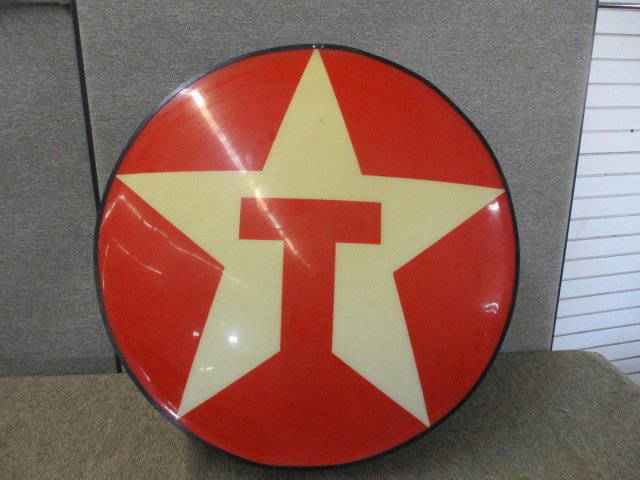 Poly Texaco Star Lighted Sign Auction