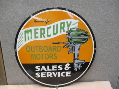 Rare Mercury Outboard Motors Neon Sign