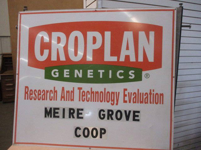Aluminum Croplan Genetics Sign