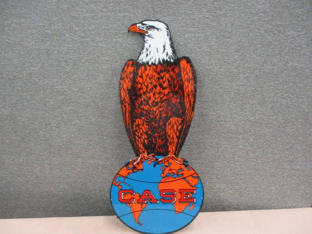 Powder Coat Case Eagle Sign Auction