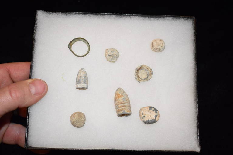 Civil War Artifacts, Found At Lookout Mountain,