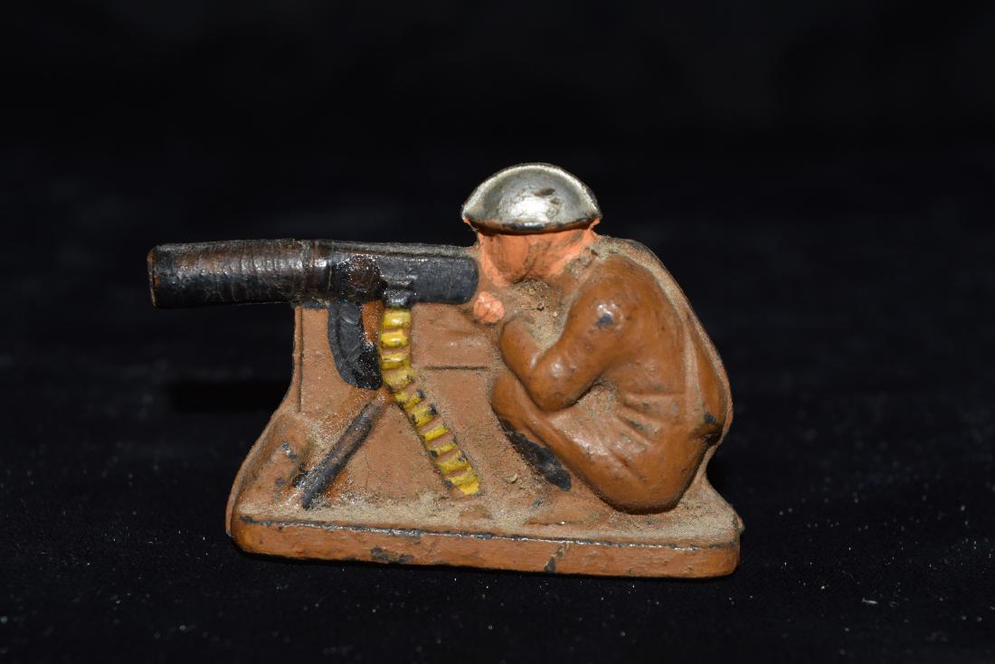 Soldier Machine Gun Toy USA WWI Era